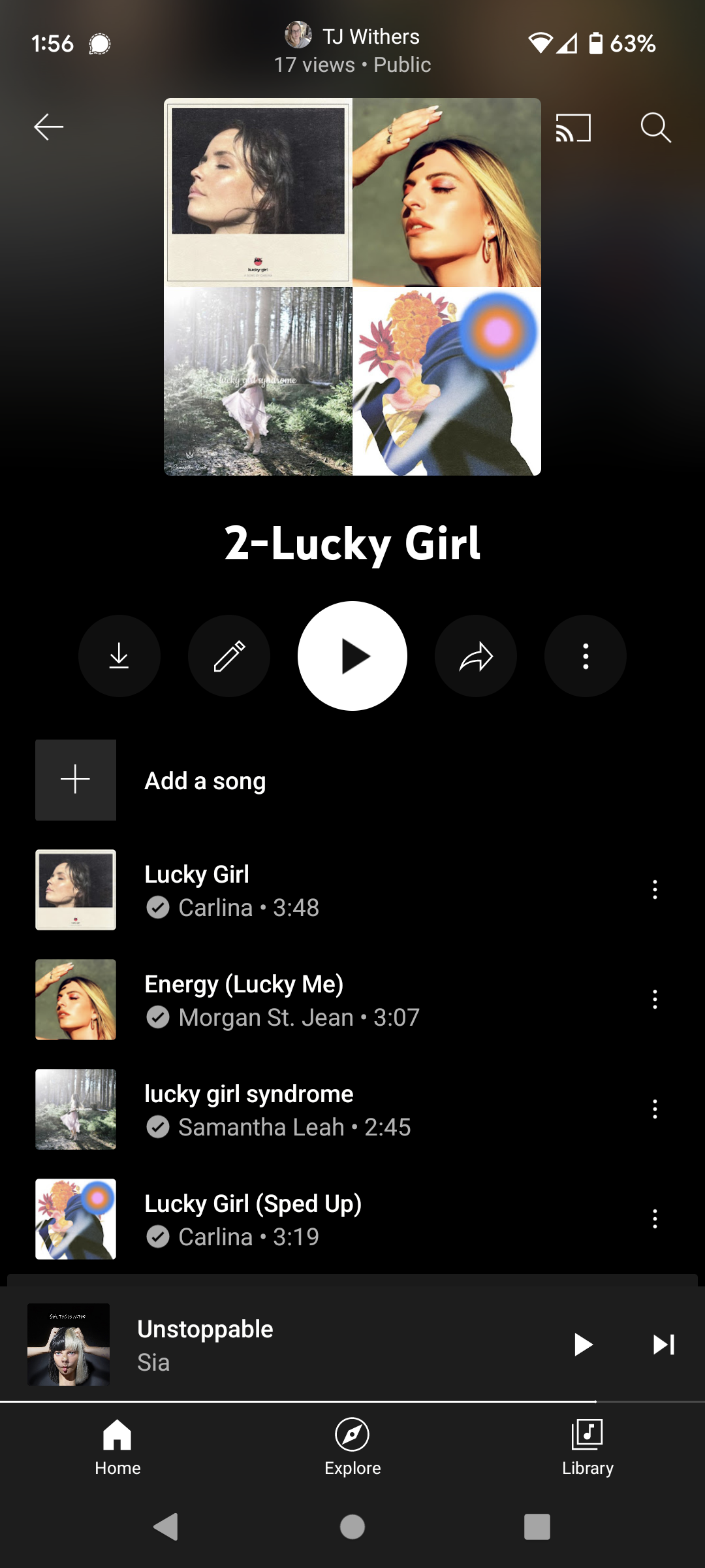 Songs for Lucky Girl Syndrome | TJ Withers